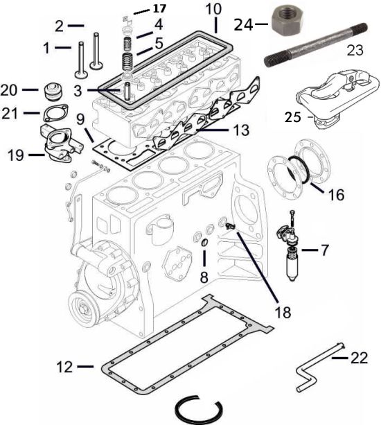 Moottorin osat : Kiertokanki.com